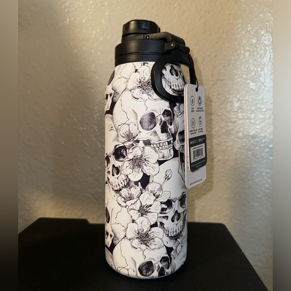 Hydrapeak | Dining | Nwt Hydrapeak Skull And Floral 32 Oz Artisan ...